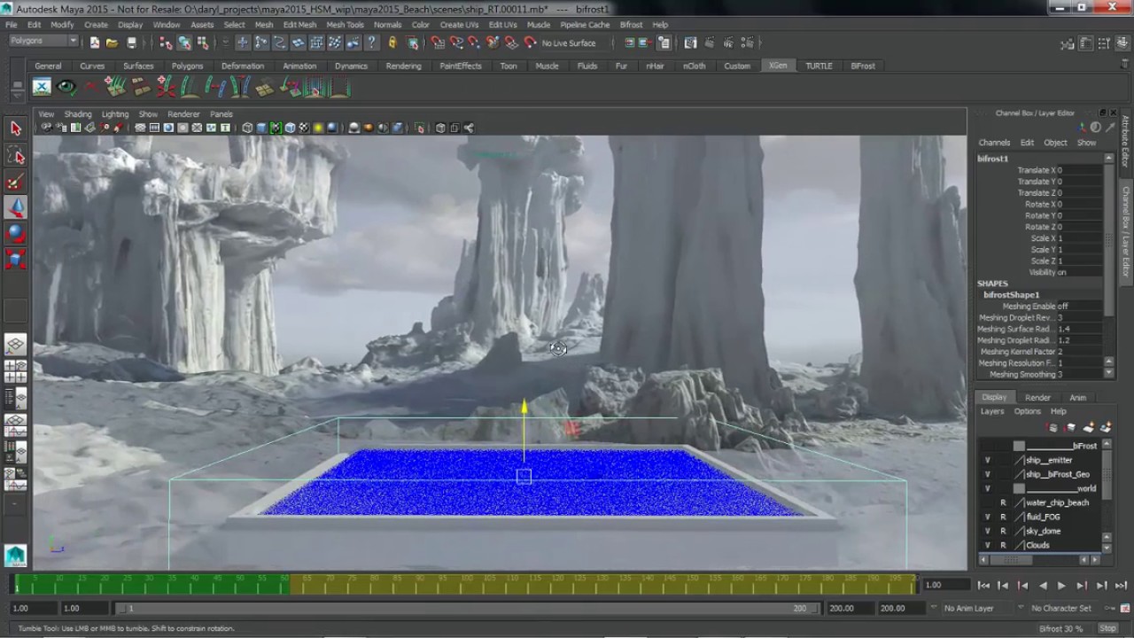 Autodesk Maya - Features - Bifrost procedural effects platform - YouTube