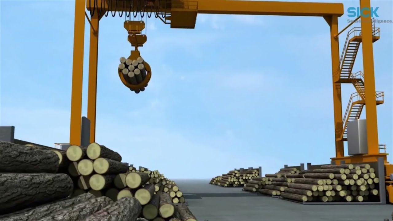 Crane Automation with encoders from SICK | SICK AG - YouTube