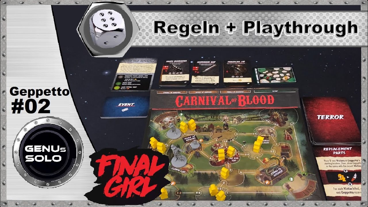 Final Girl - Geppetto - S01E02 - Playthrough - Regeln - deutsch - YouTube