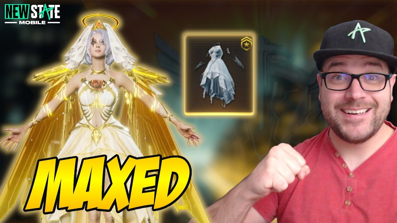 🔥MAXED GOLDEN ANGELOID X-SUIT | New State Mobile - YouTube