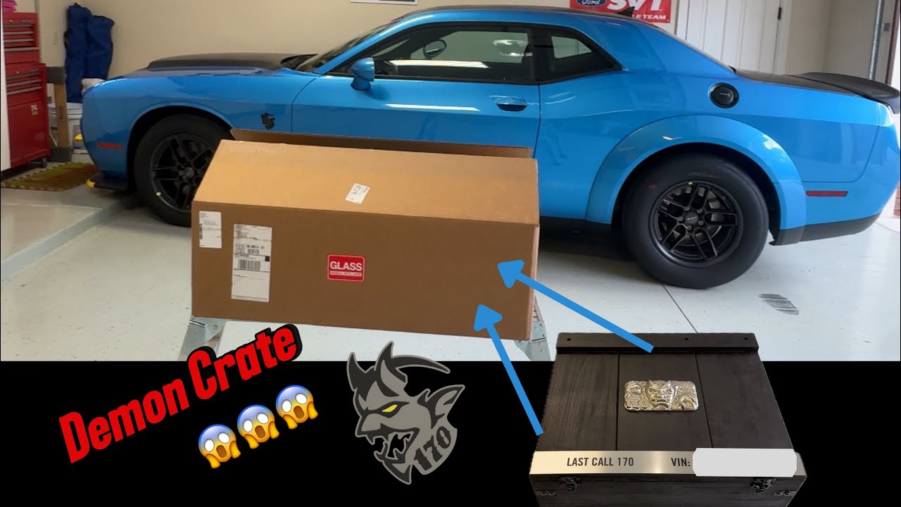 Unboxing the Beast: Dodge Demon 170 Crate What’s Inside??? #demon170 # ...