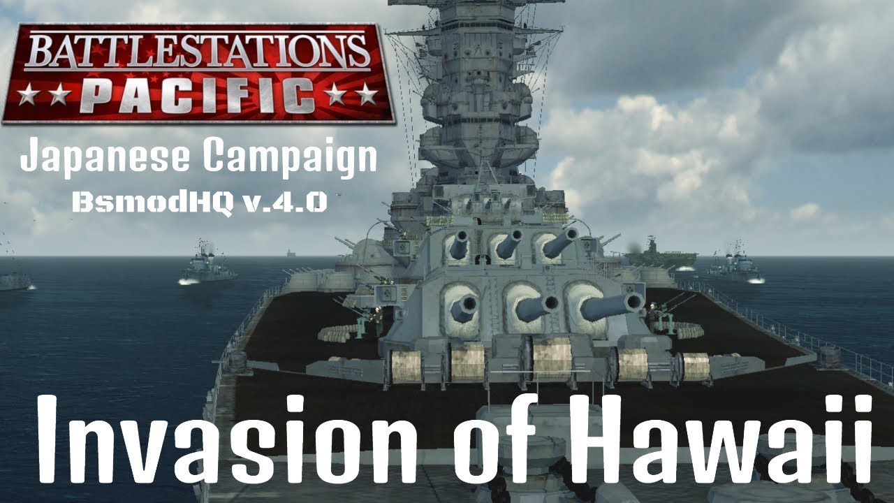 Battlestations Pacific: BsmodHQ 4.0 showcase - invasion of Hawaii w ...