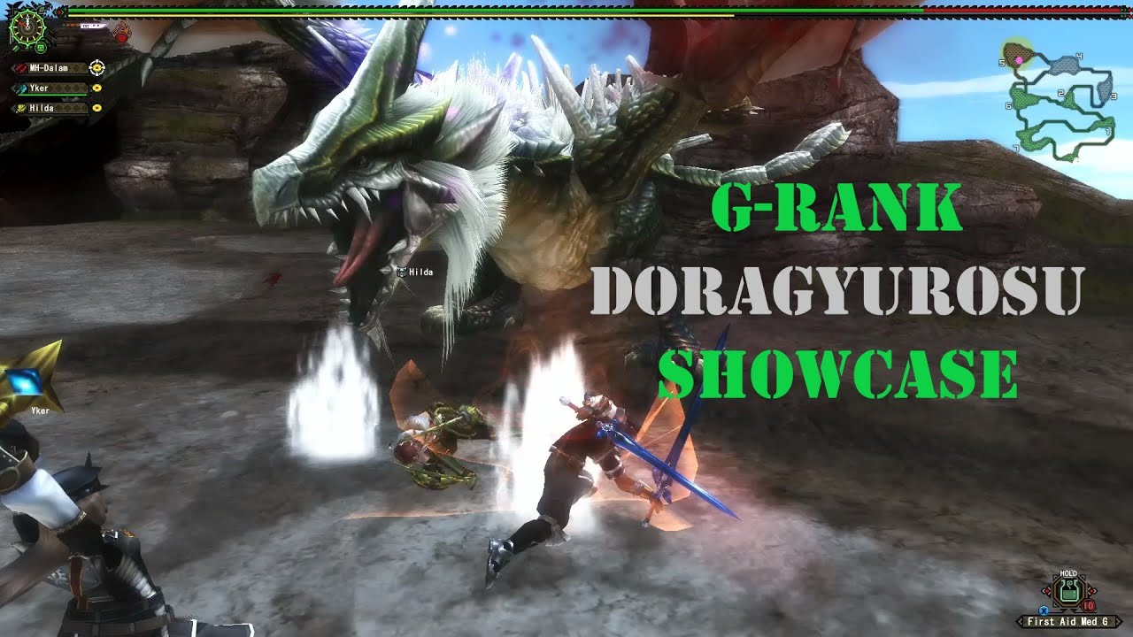 MHFZ Extras: G-Rank Doragyurosu Showcase - YouTube