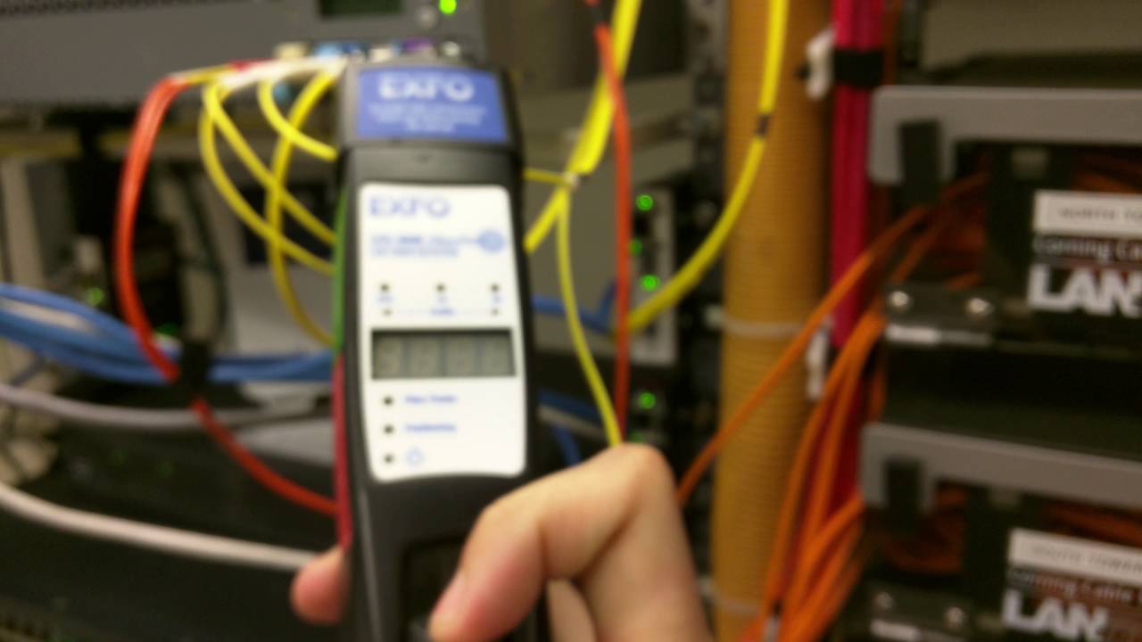 Live Fiber Tester (EXFO) - YouTube