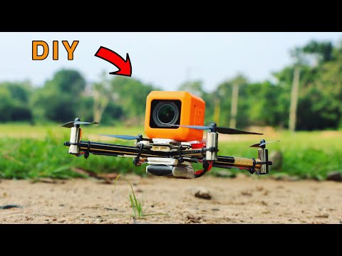 How To Make Mini 4k Camera Drone at Home | Using Coreless Motor
