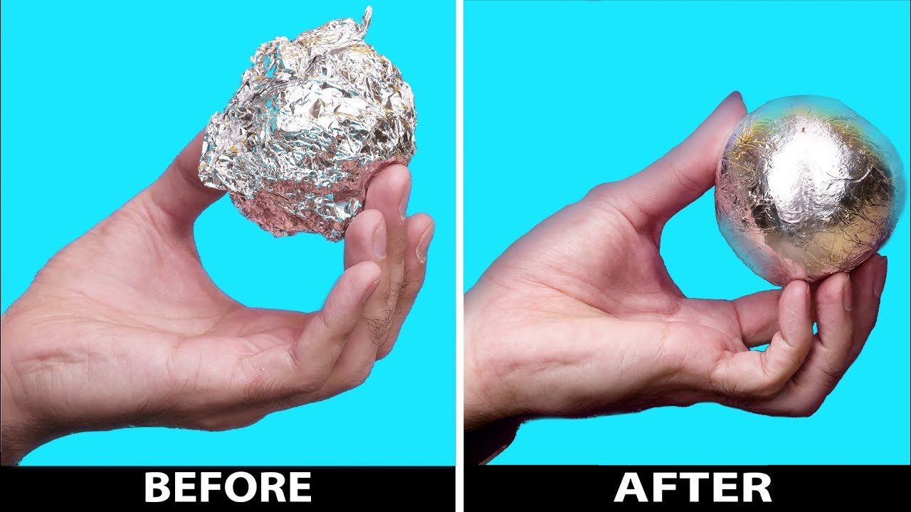 CRAZY FOIL TRICKS AND CRAFT IDEAS - YouTube