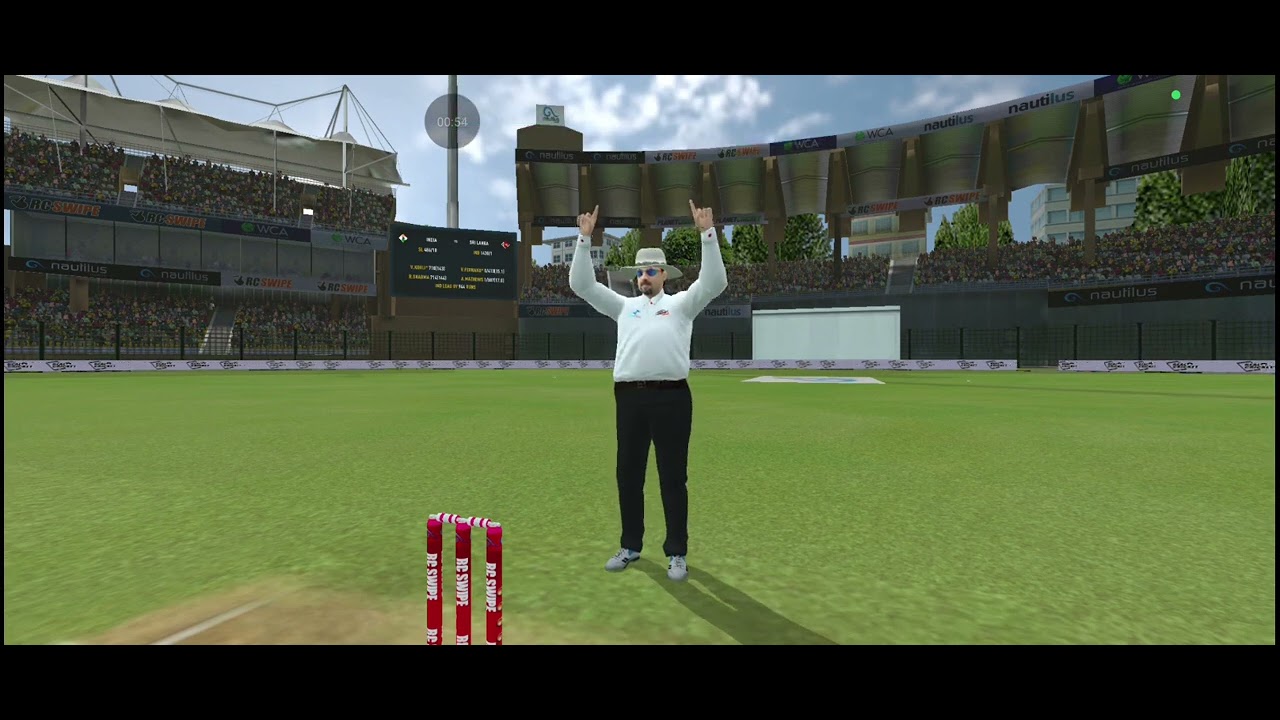 Highest score in rc swipe test 🏏crickets - YouTube