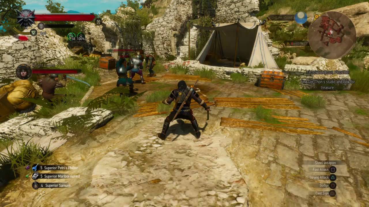The Witcher 3: Wild Hunt Knight errant in distress. Lol - YouTube