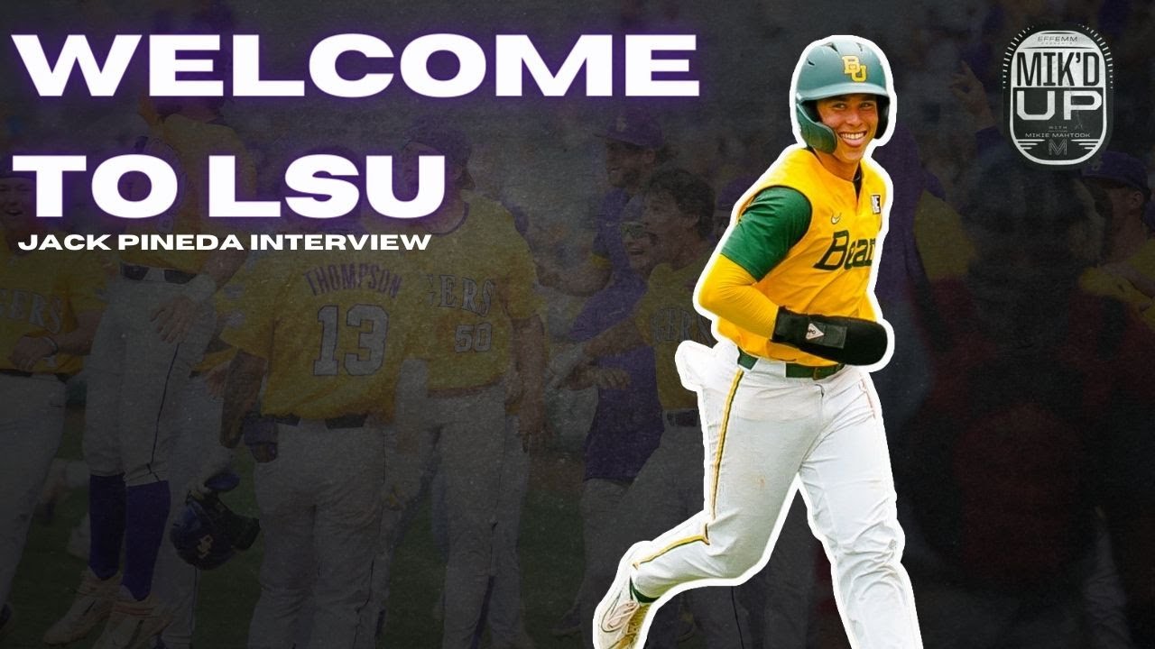 LSU Baseball | MEET NEW LSU TRANSFER SS JACK PINEDA - YouTube