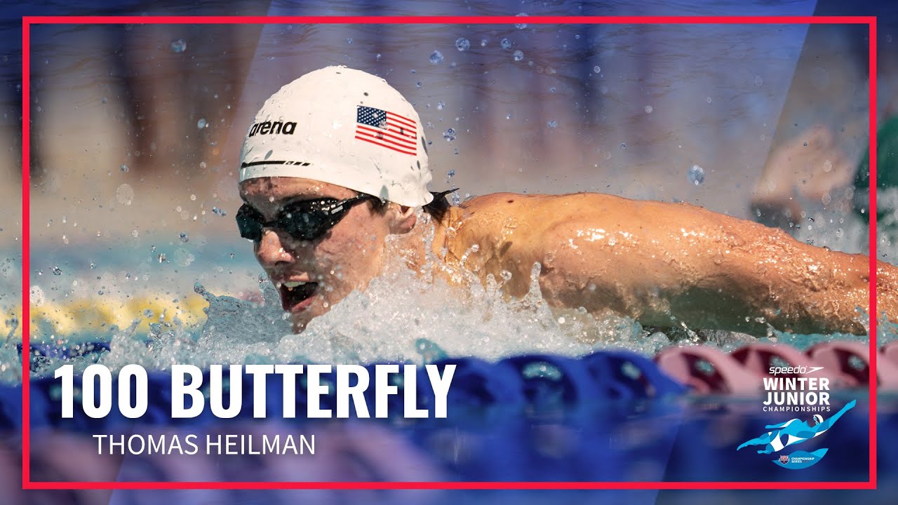 Thomas Heilman Takes the Gold in Men's 100 Butterfly | 2022 Speedo ...