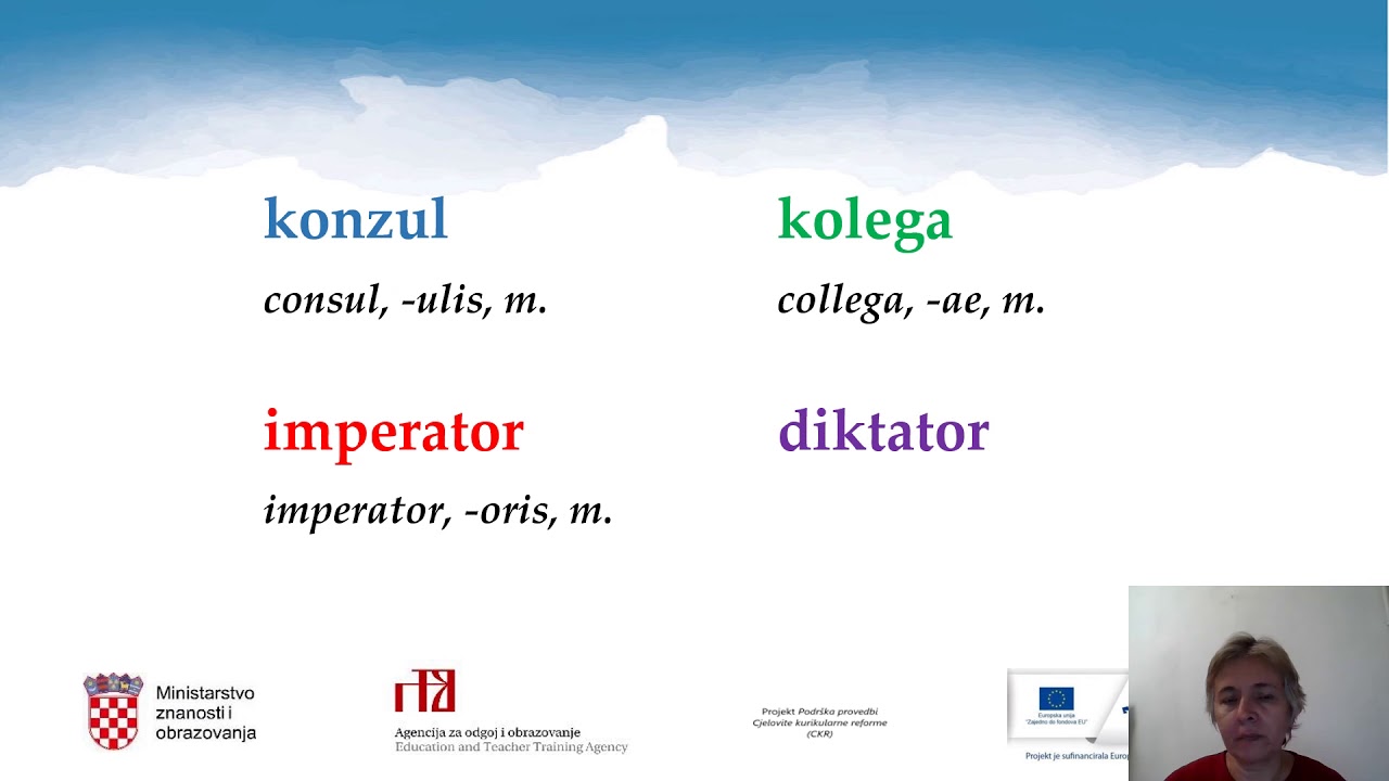 Latinski jezik 8.r. OŠ - Latinizmi i koliko ih razumijemo (1) - YouTube