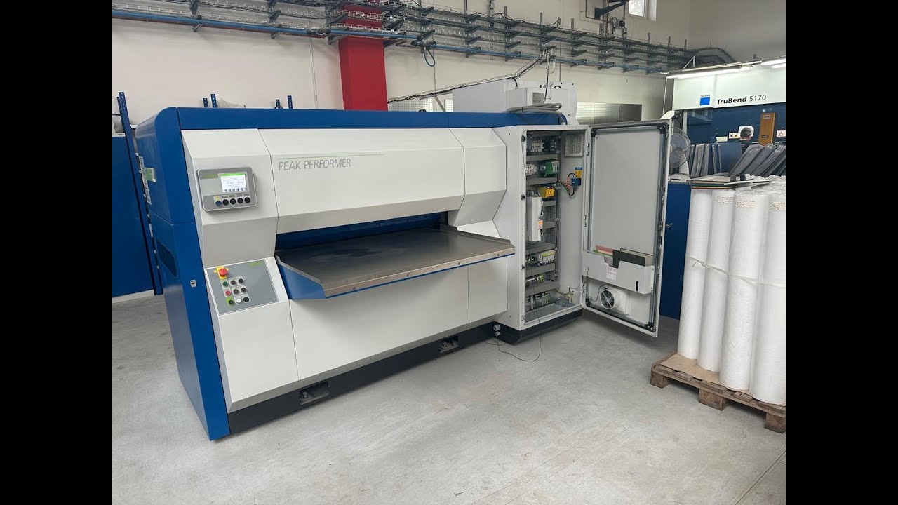 Part Leveling Machine KOHLER PEAK PERFORMER 30.1250/21, Company Amaron ...