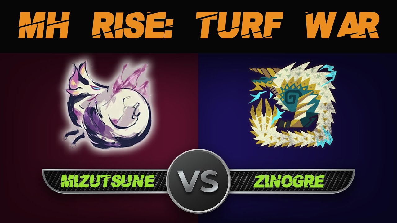 Turf War 2: Mizutsune vs Zinogre - MH Rise - YouTube
