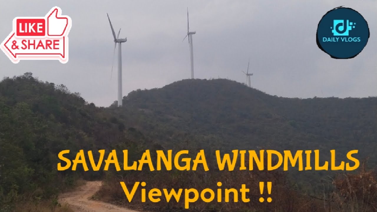 Savalanga Windmills, Shimoga Karnataka. Shimoga tourism. - YouTube