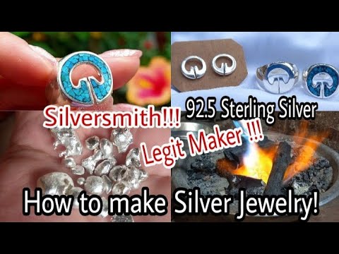 Steps on how to make handcrafted Silver Jewelry | Legit Silversmith - YouTube