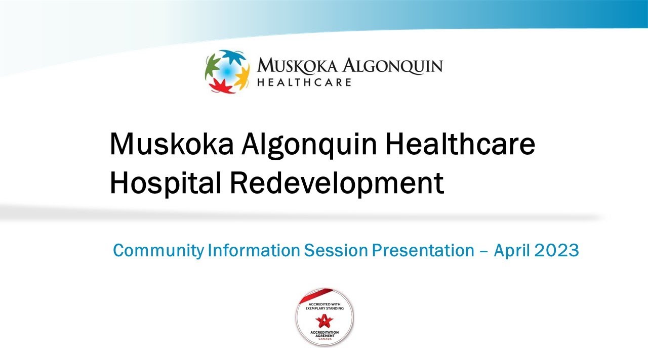 MAHC Hospital Redevelopment April 2023 Presentation - YouTube