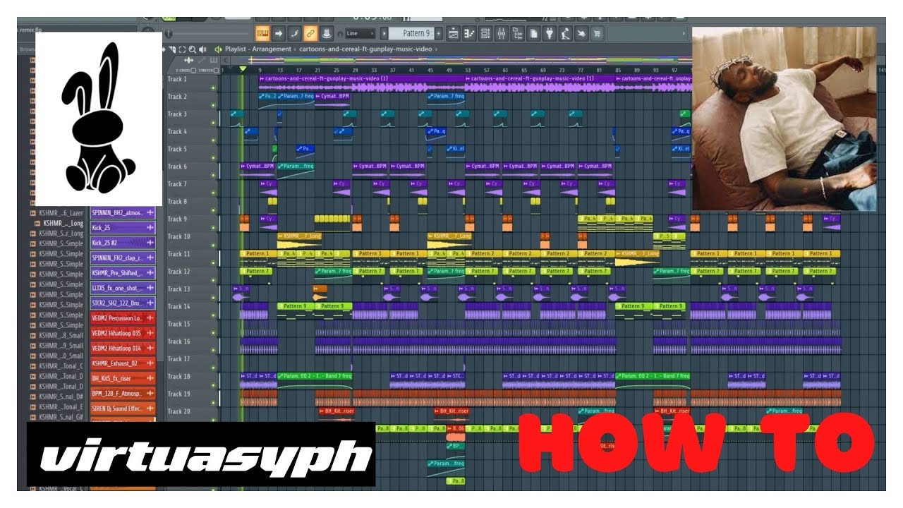 Kendrick Lamar - Cartoon & Cereal (virtuasyph REMIX) [FLP SHOWCASE ...