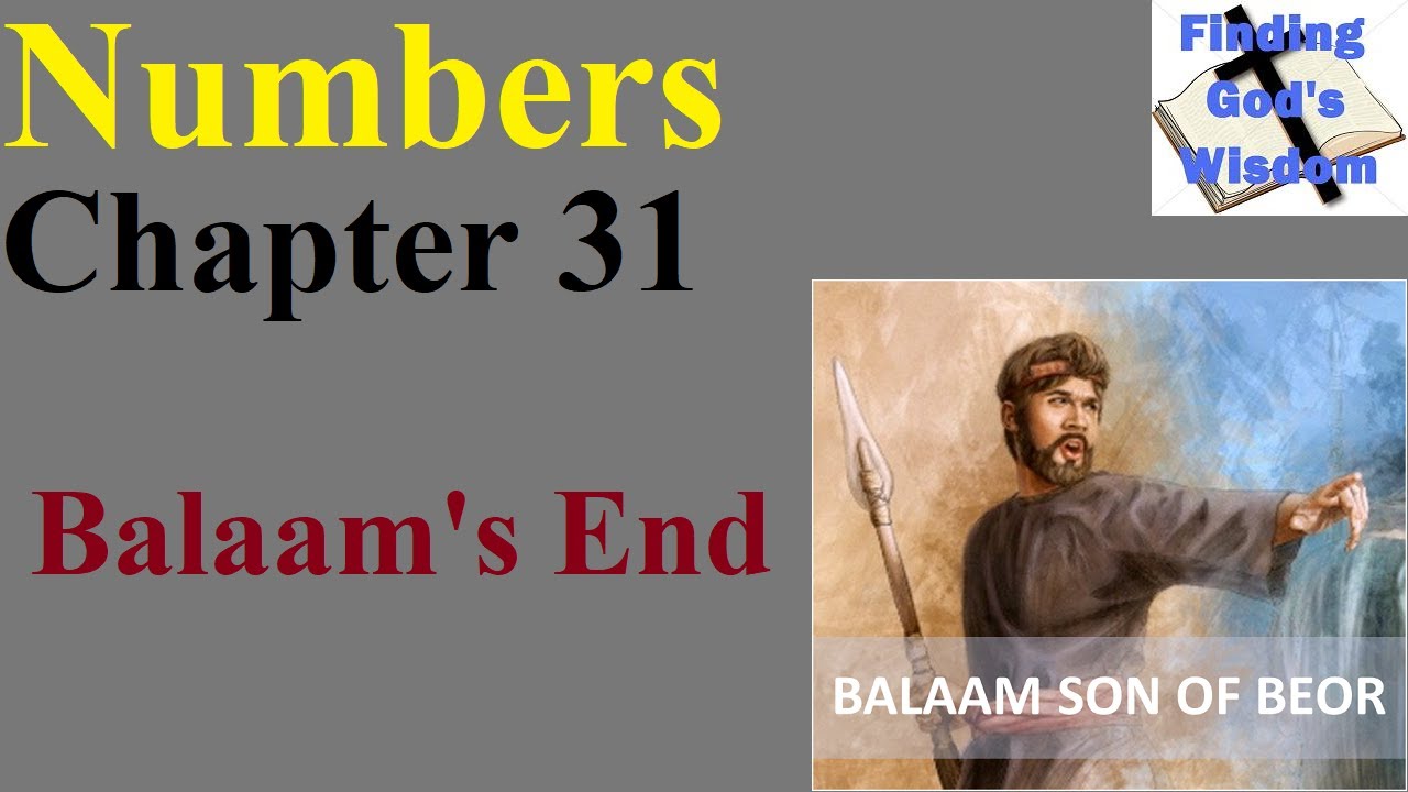 Numbers - Chapter 31 - Balaam's End - YouTube