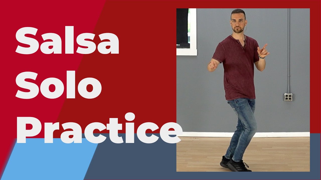 Salsa Solo Routine - (Intermediate Level Practice) - YouTube
