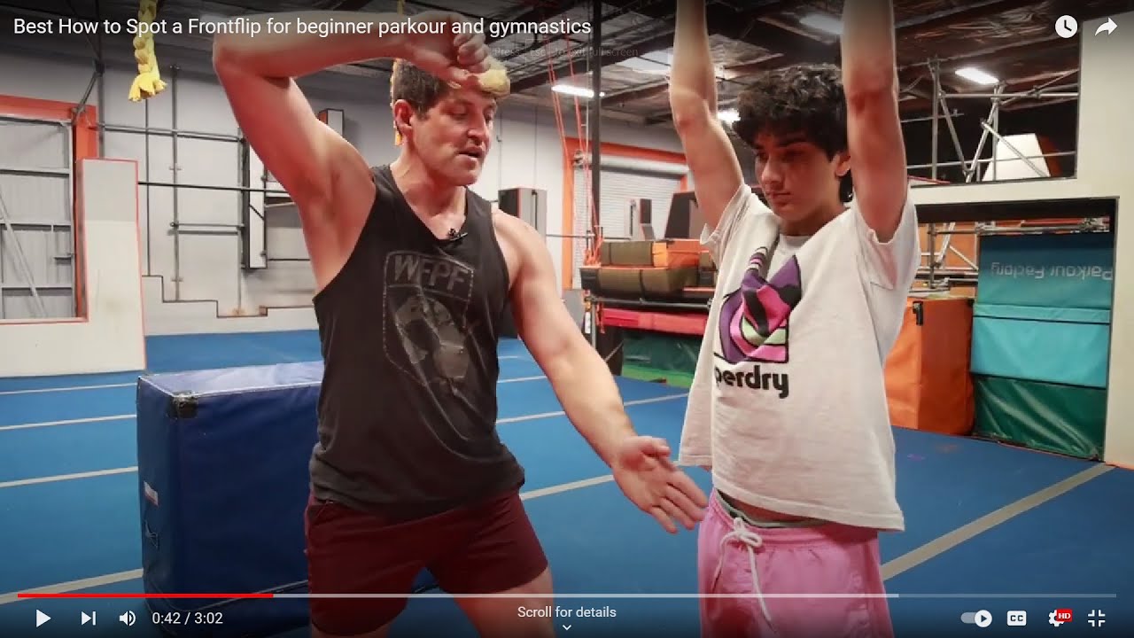 Best How To Spot A Frontflip For Beginner Parkour And Gymnastics YouTube Best How To Spot A Frontflip For Beginner Parkour And Gymnastics YouTube