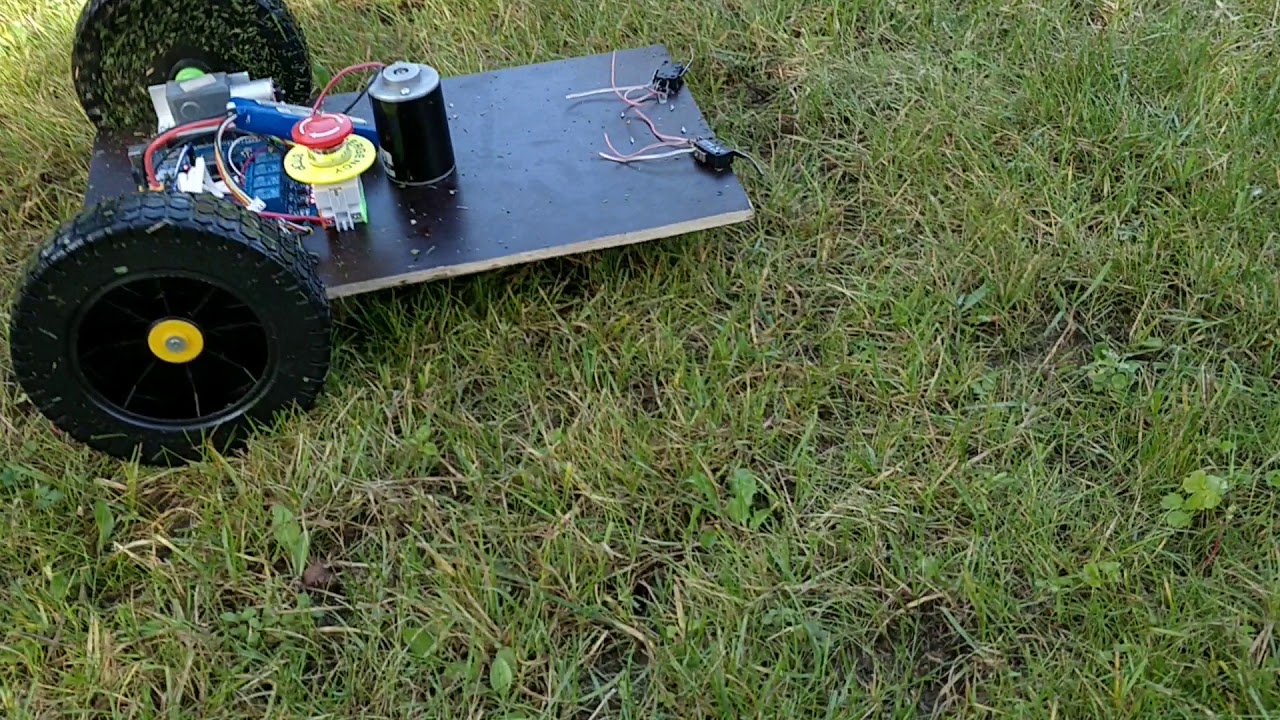 DIY Robotic mower first tests - YouTube