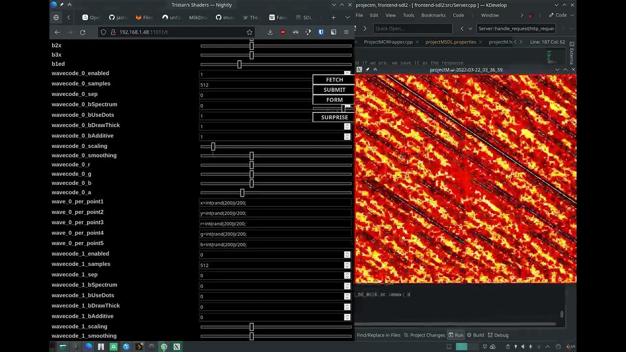 ProjectM Preset Editing + Randomizer - YouTube