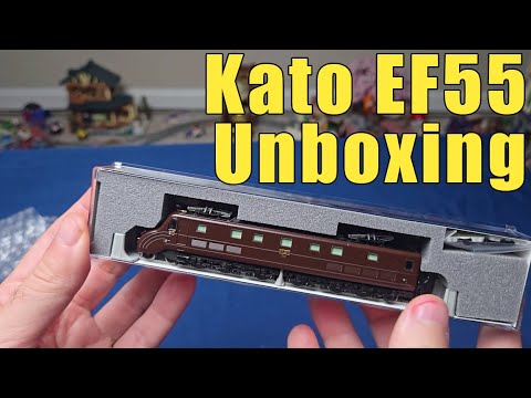 Kato EF55 Unboxing #3095 - Japanese N Scale - YouTube