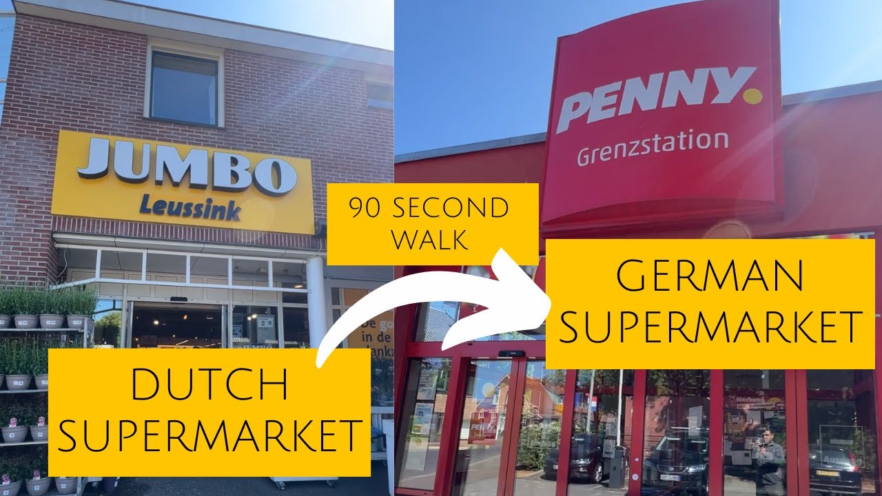 Crossing borders for Groceries in 90 seconds - The Dutch/German border ...