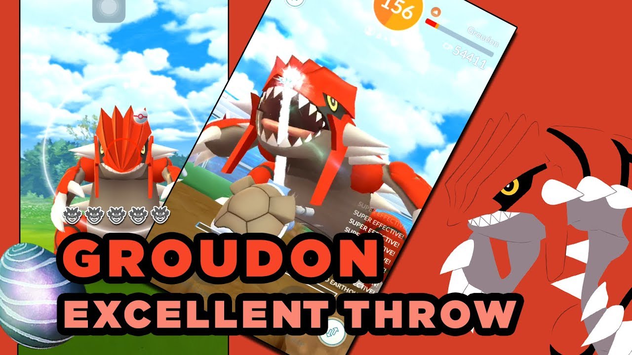 GROUDON | EXCELLENT THROW CHALLENGE | POKÉMON GO VIỆT NAM - YouTube