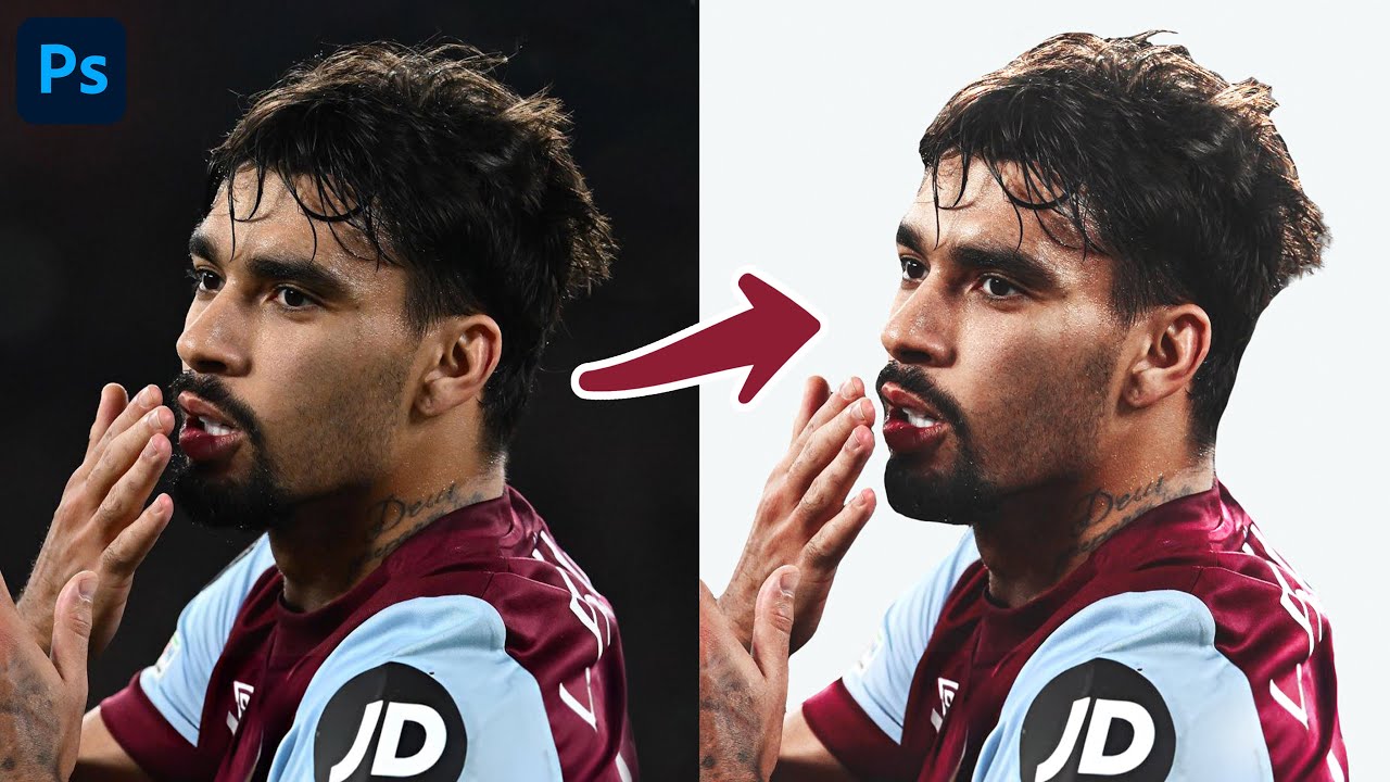 Skin Retouch for Sports Images Like Pro - Photoshop Tutorial - YouTube