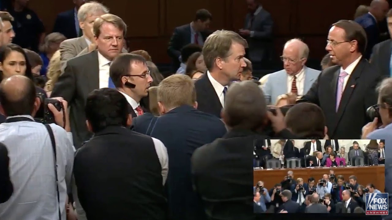 Fred Guttenberg Tries To Shake Brett Kavanaugh's Hand, 9/4/18 - YouTube