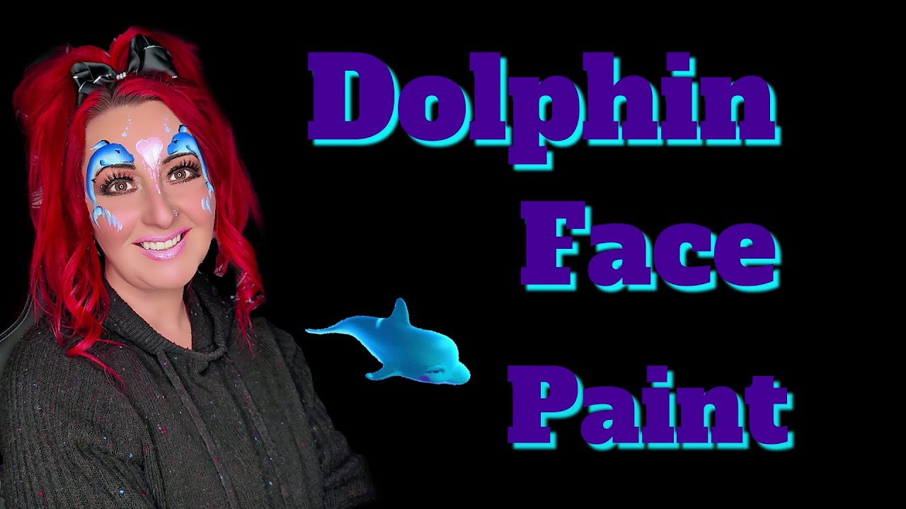 Dolphin Face Painting Tutorial - Cre8tiv Deezine - YouTube
