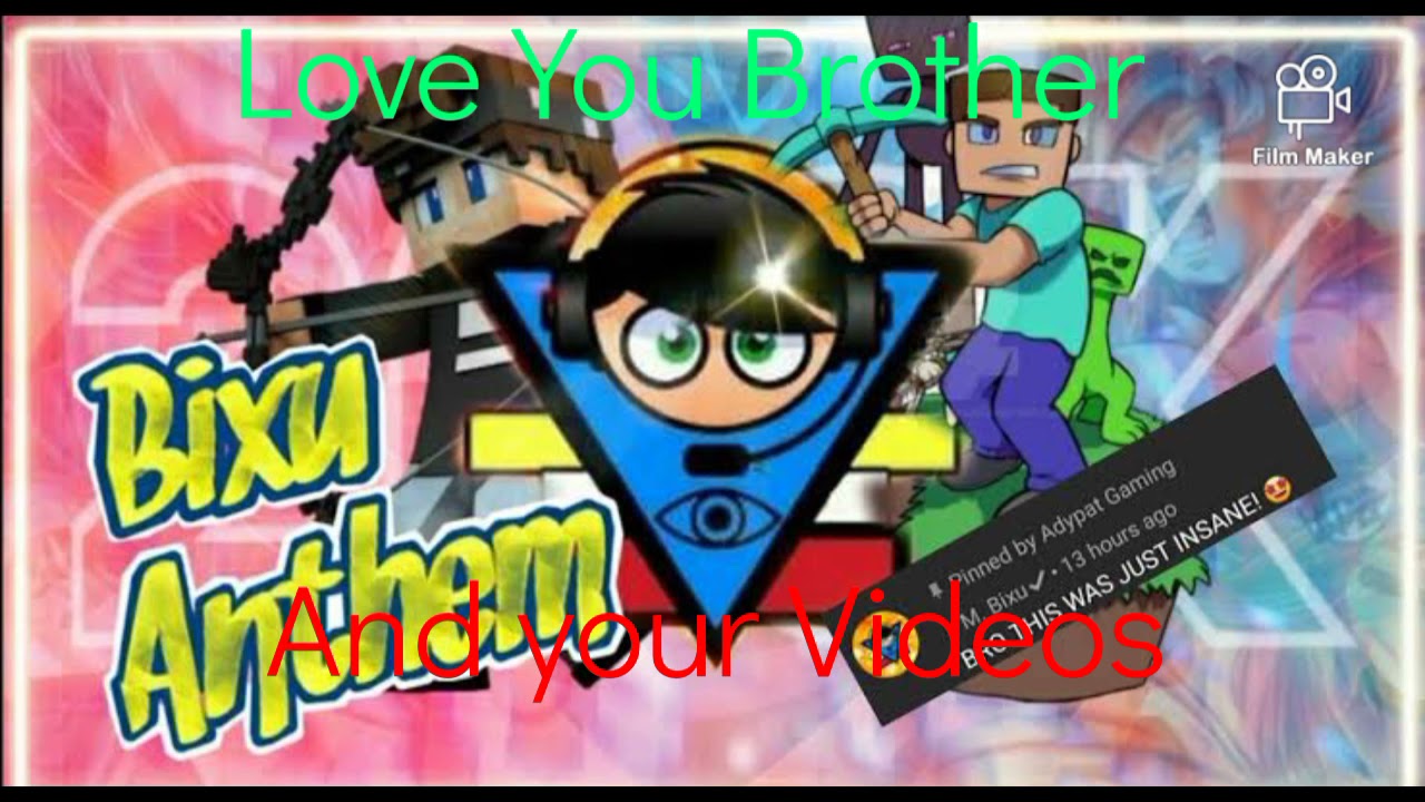 I am BIXU intro| outro song| Minecraft Game| Intro and outro. - YouTube