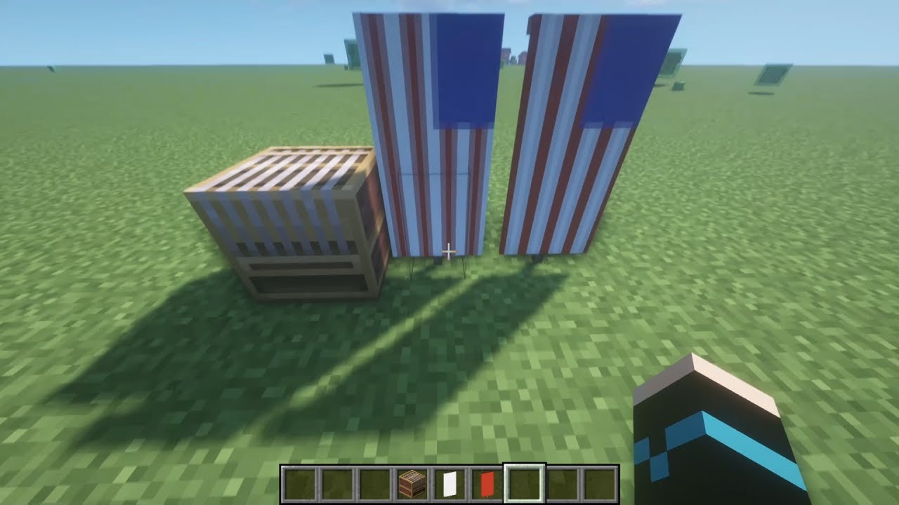 How To Make A American Flag In Minecraft YouTube how-to-make-a-american-flag-in-minecraft-youtube