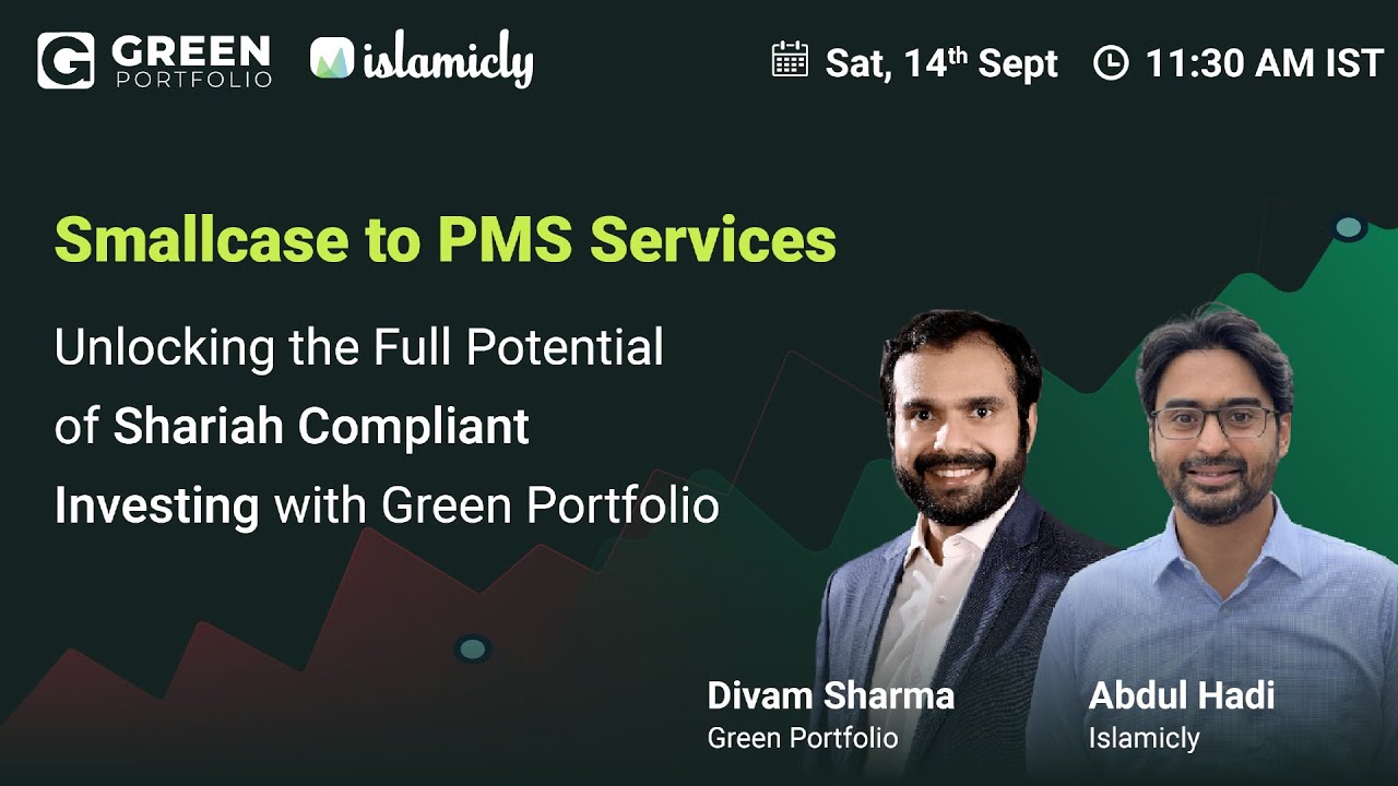 Webinar: Green Portfolio Shariah Smallcase Performance Review & Shariah ...