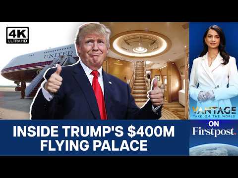 Take a look inside Trump’s Boeing 747 Jet That Qatar Gifted | Vantage on Firstpost | N18G | 4K