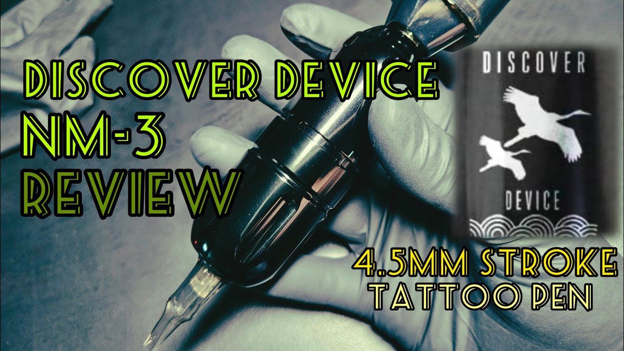 Discover Device NM-3 Review 4.5mm Stroke Direct Drive Tattoo Pen ...