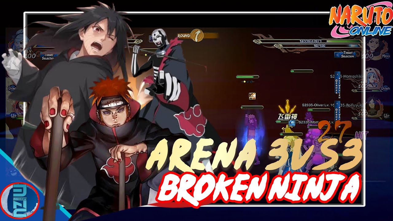 Naruto online [INA] | ARENA 3vs3 Broken ninja - YouTube