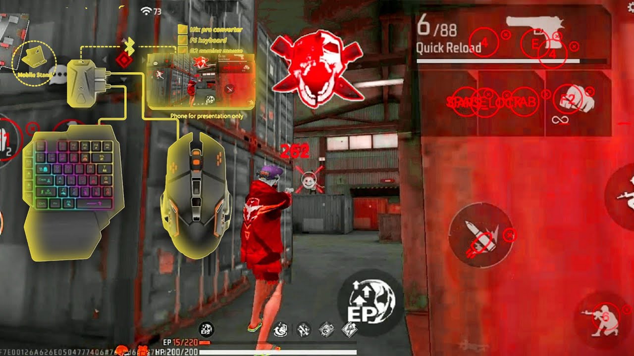 You will be play free fire with keyboard and mouse|| FF keyboard mouse ...