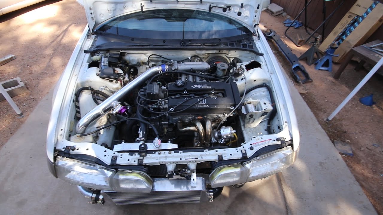 B20Vtec Turbo DA9 Gets Some Attention - YouTube