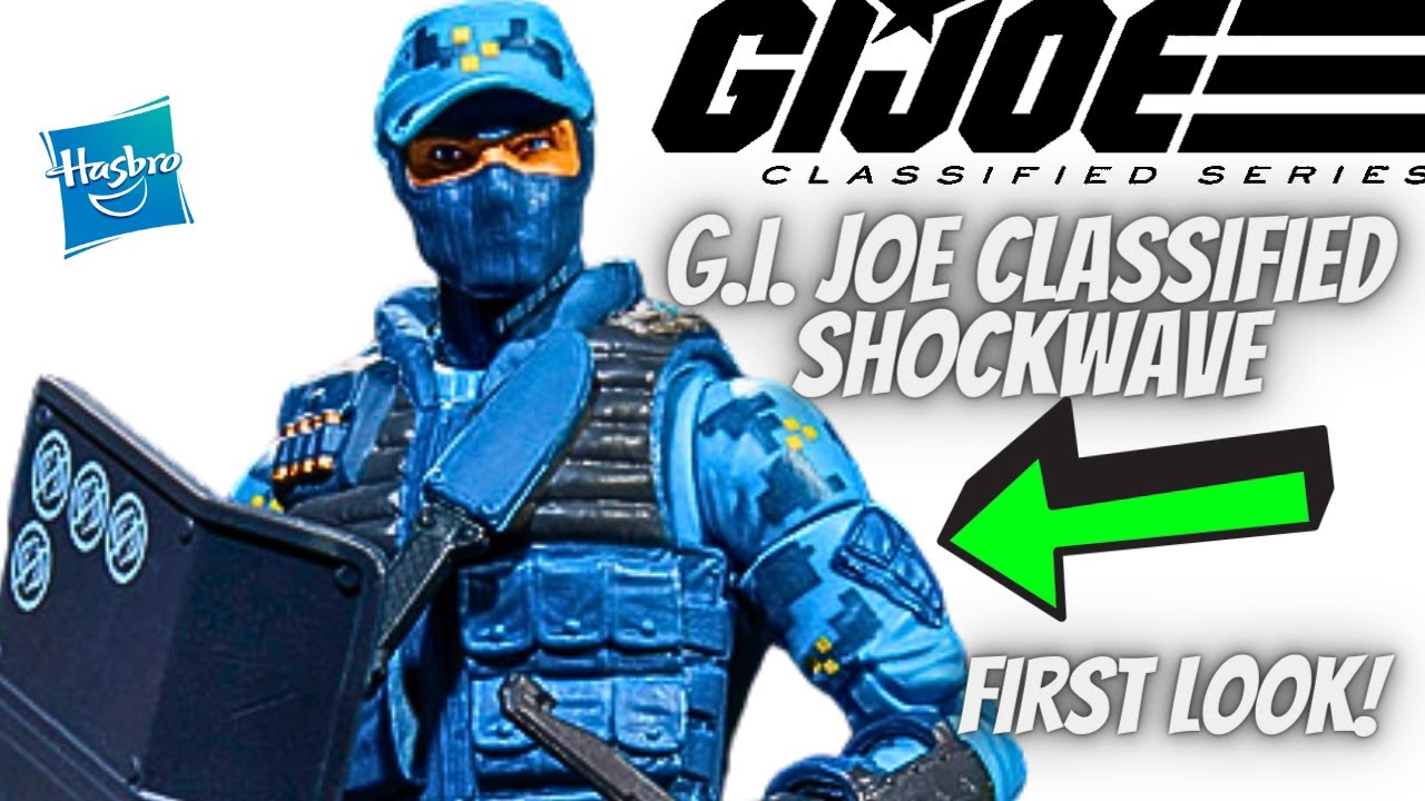 G.I. Joe Classified Shockwave Figure First Look!! - YouTube