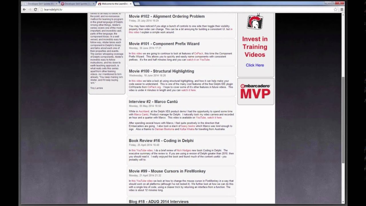 Refactoring Object Pascal with Alister Christie - YouTube