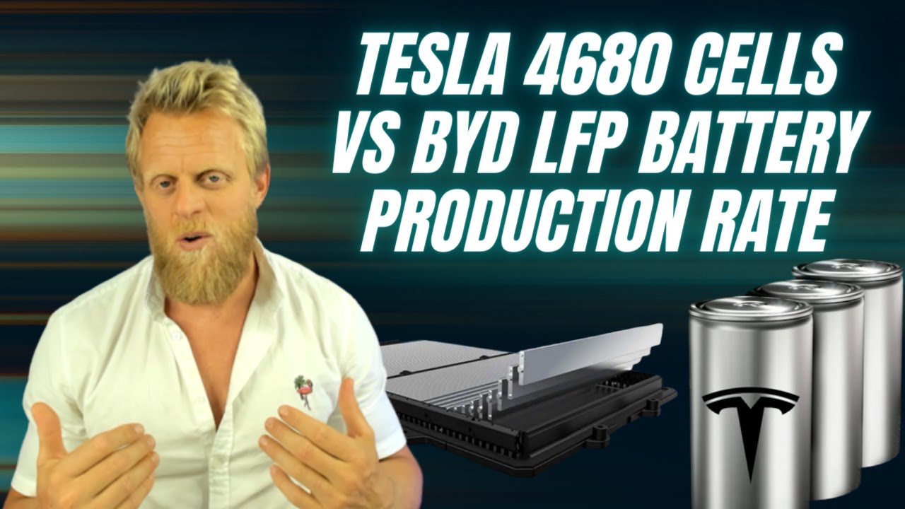 Tesla 4680 cell production VS BYD battery production in 2022 - YouTube