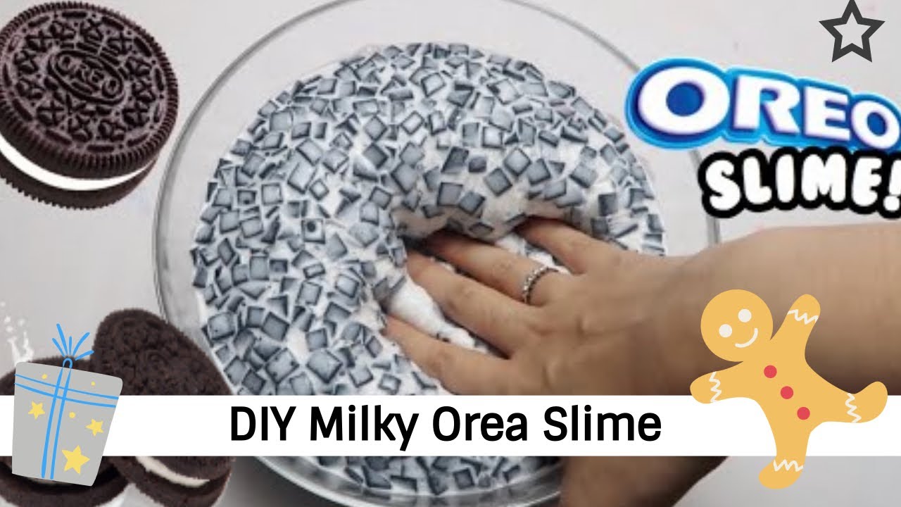 DIY Oreo Milky Chocolate Slime Video - YouTube