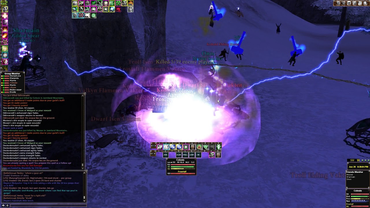 DAOC Phoenix Colosis Risen - Relic intercept attempt 16v150 with only ...