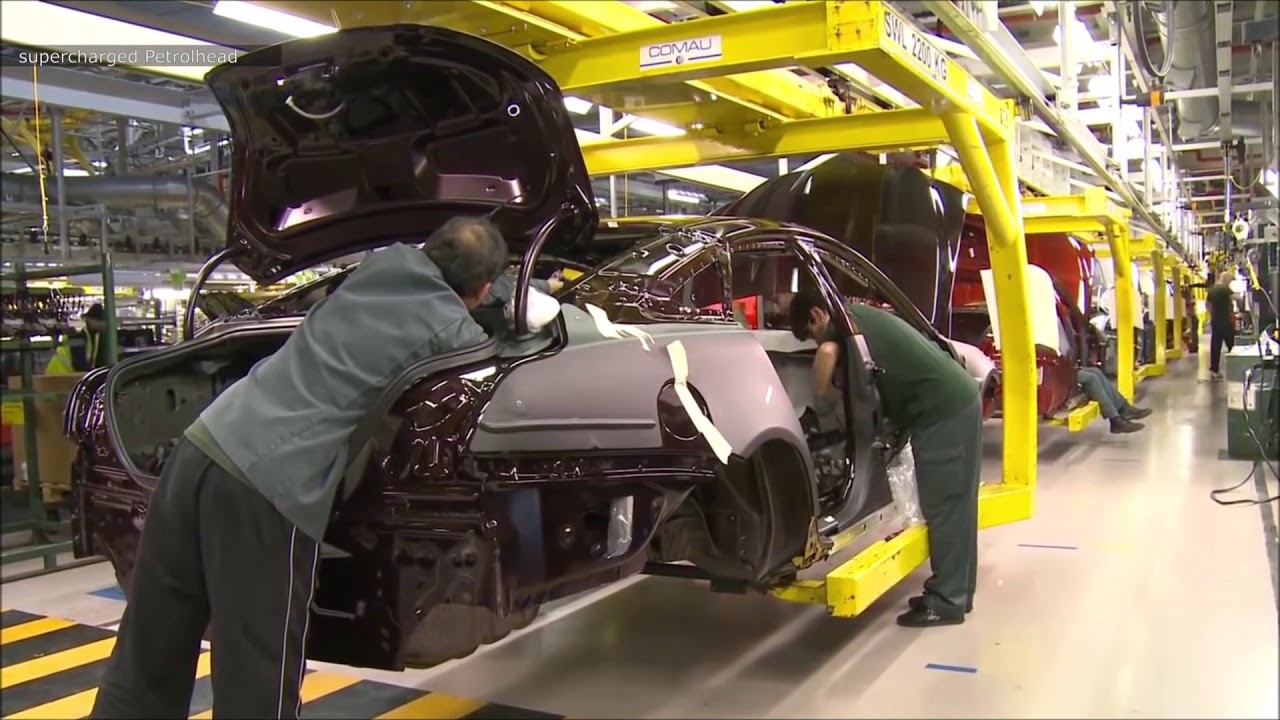 Jaguar - Výroba XJ (2020) Car Factory Assembly Line Jaguar Land Rover l ...