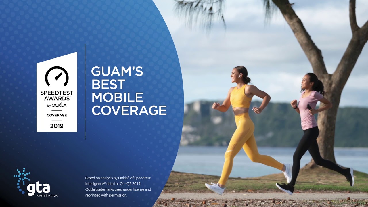 GTA Receives Award from Ookla® for Best Mobile Coverage in Guam - YouTube