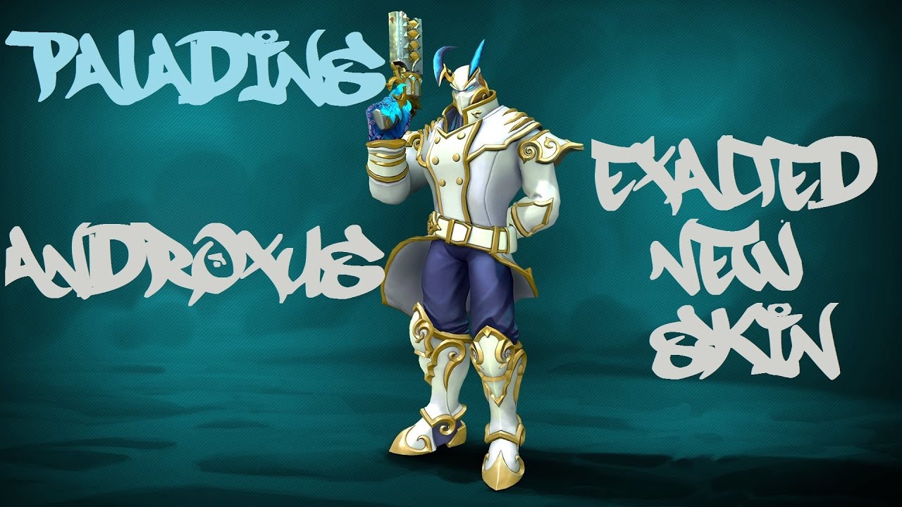 Paladin Androxus Exalted New Skin - YouTube