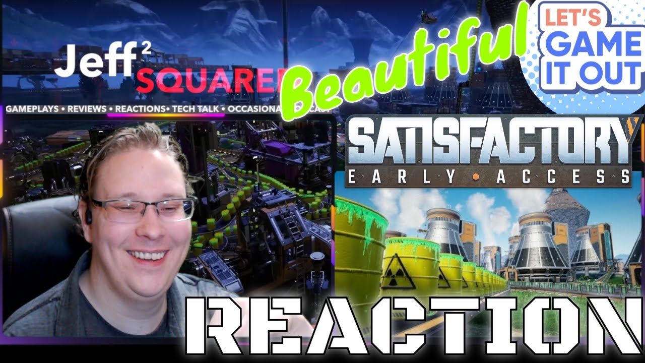 ⭐"Satisfactory Enthusiast" REACTS: I Produced Nuclear Waste the World ...