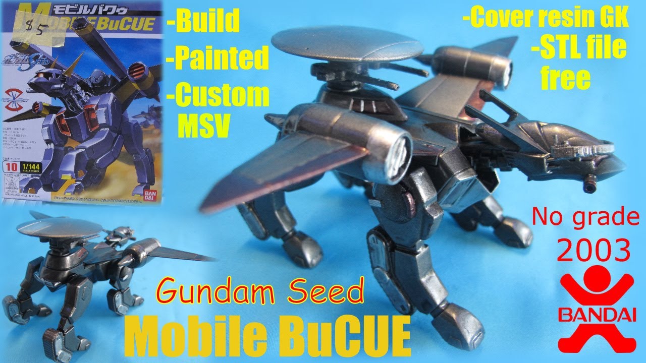 Bandai 1/144 NG TMF/TR-2 BuCUE Tactical Reconnaissance Type gunpla (MSV ...